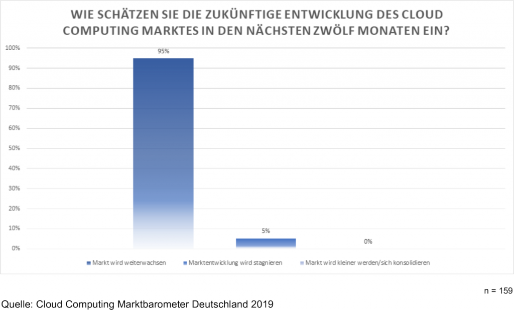 Cloud Computing-Marktbarometer Deutschland 2019: Ergebnisse